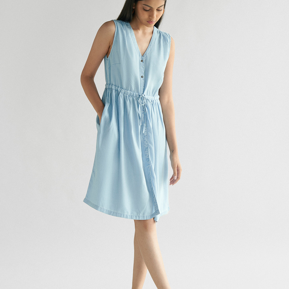 Pina Colada Dress in Ocean Blue – Reistor