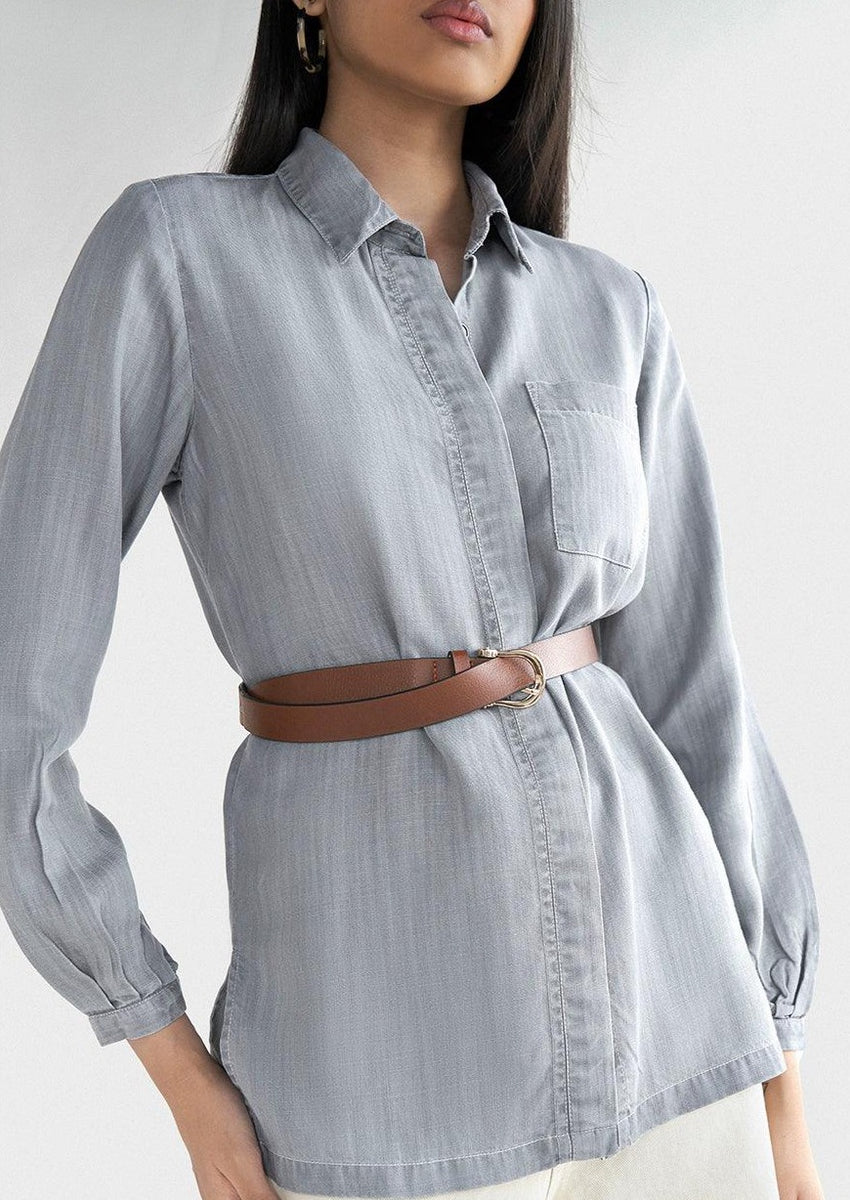 Shades of Everyday Top in Stone Grey – Reistor